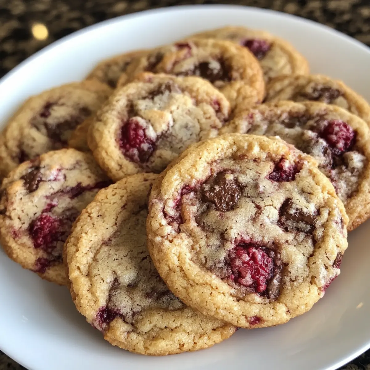 Ultimate Raspberry Chocolate Chip Cookies – Deliciously Chewy
