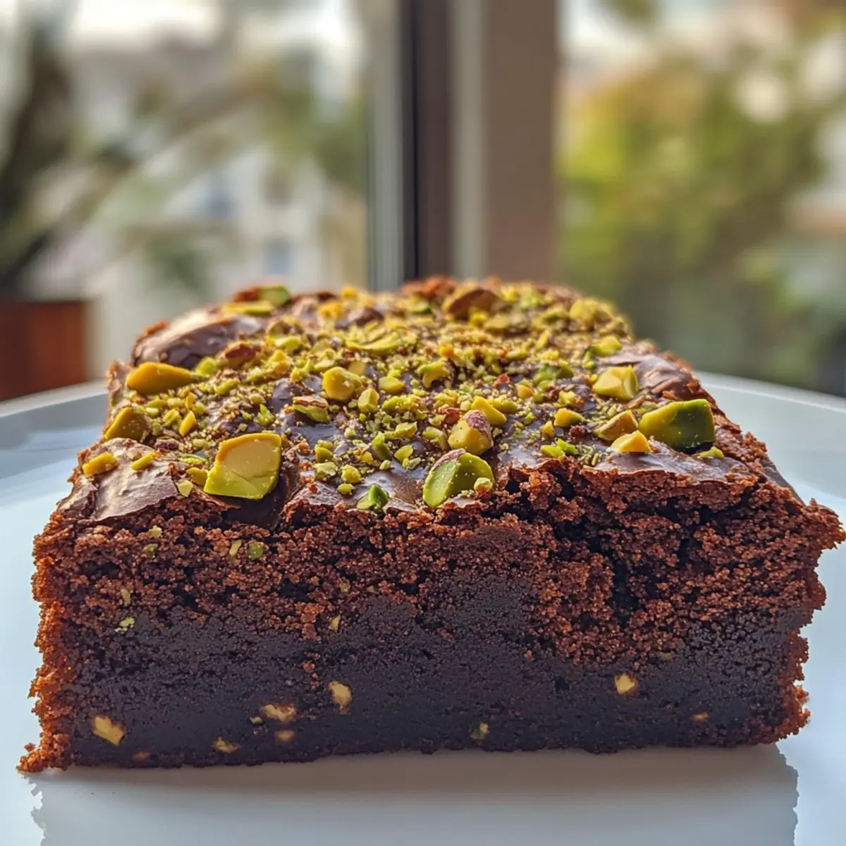 Irresistible Pistachio Ferrero Rocher Brownies That Melt