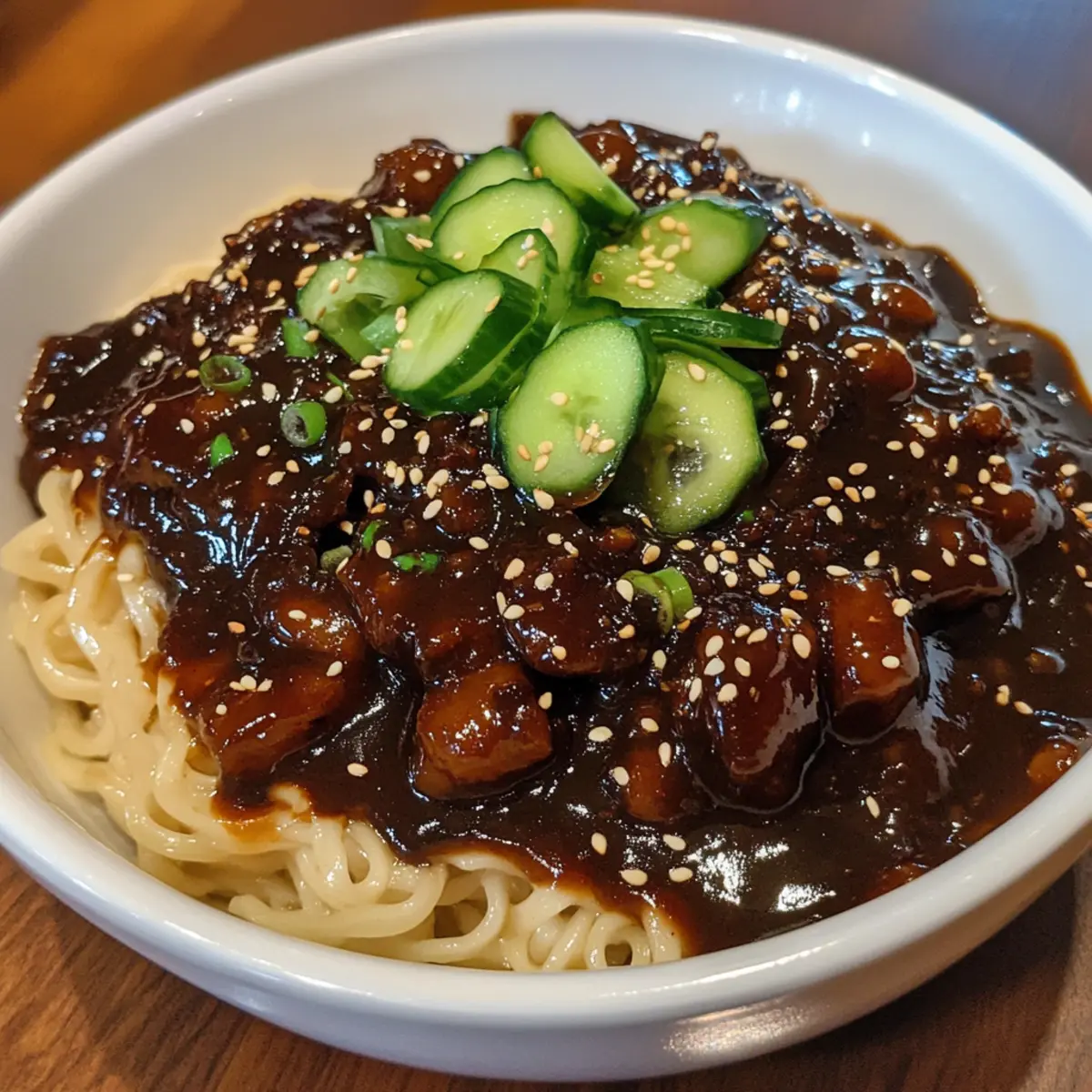 Irresistible Jajangmyeon: Your Perfect Comfort Dish