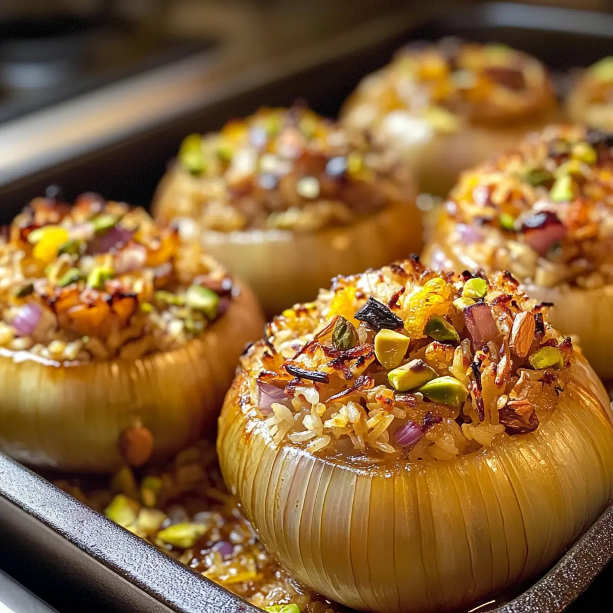 Irresistible Jeweled Rice Stuffed Onions: A Festive Delight